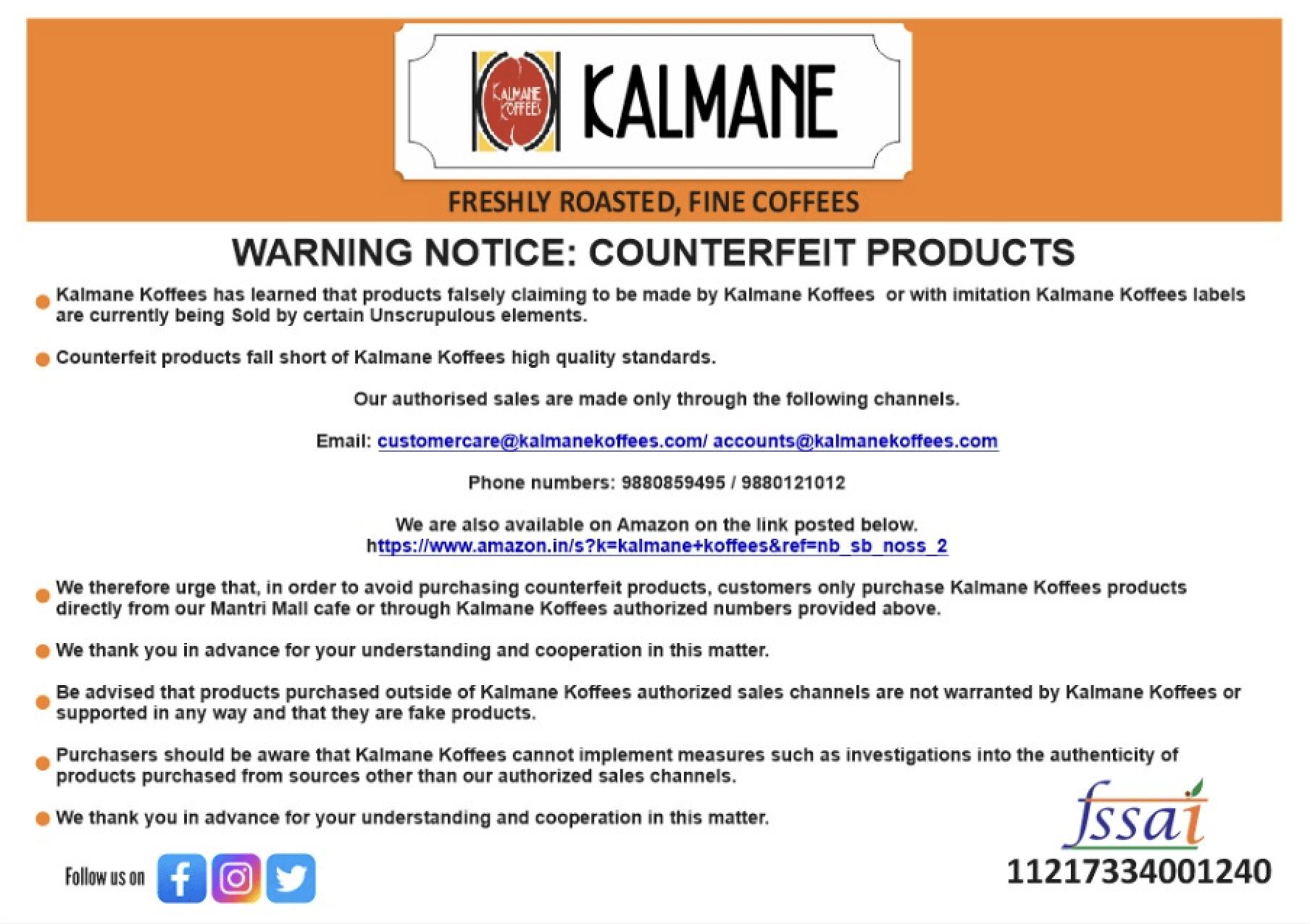Coffee Powders – Kalmane Koffees